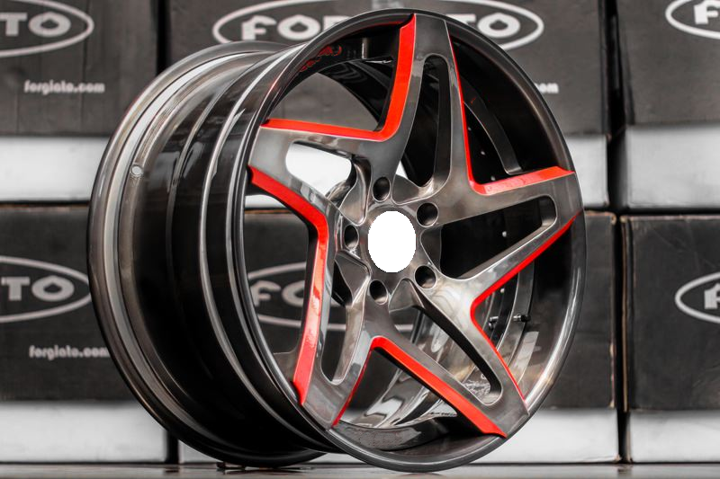 Vesteon VT-042 5-Spoke Monoblock Forged Wheel - Vesteon